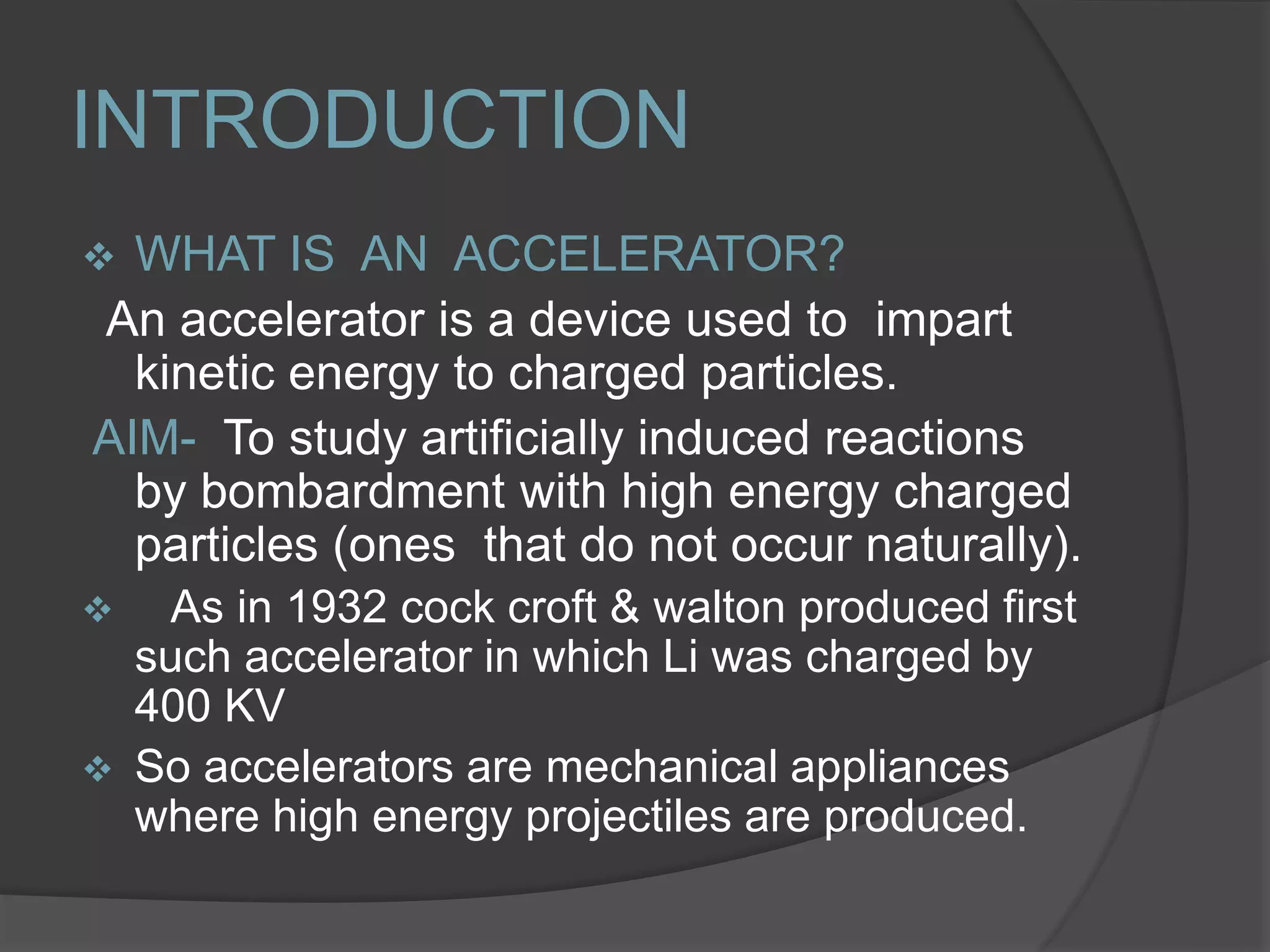 Linear Accelerator working and construction | PPT