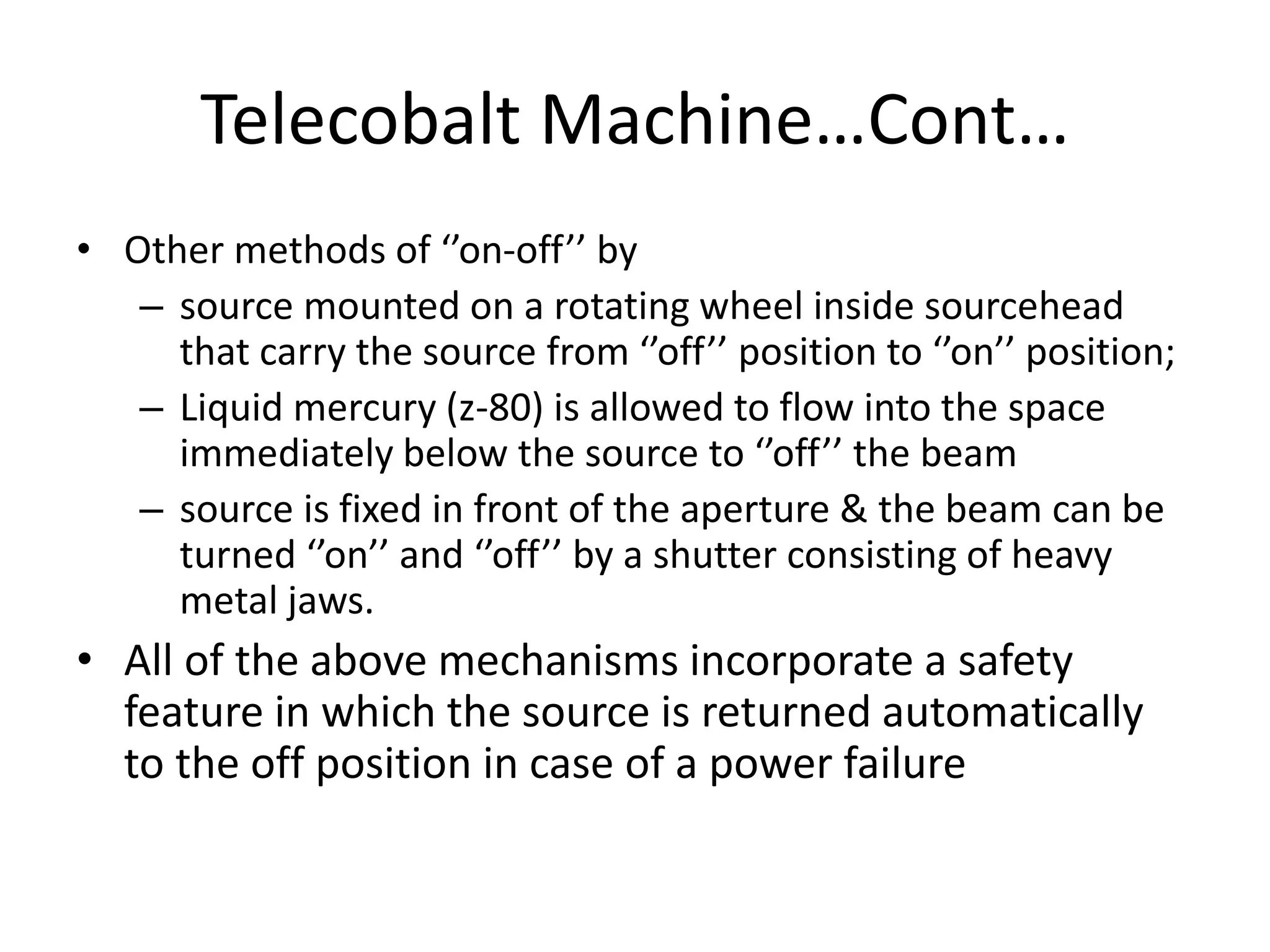 Discussion about machines of Radiotherapy: Linac cobalt 60 | PPTX