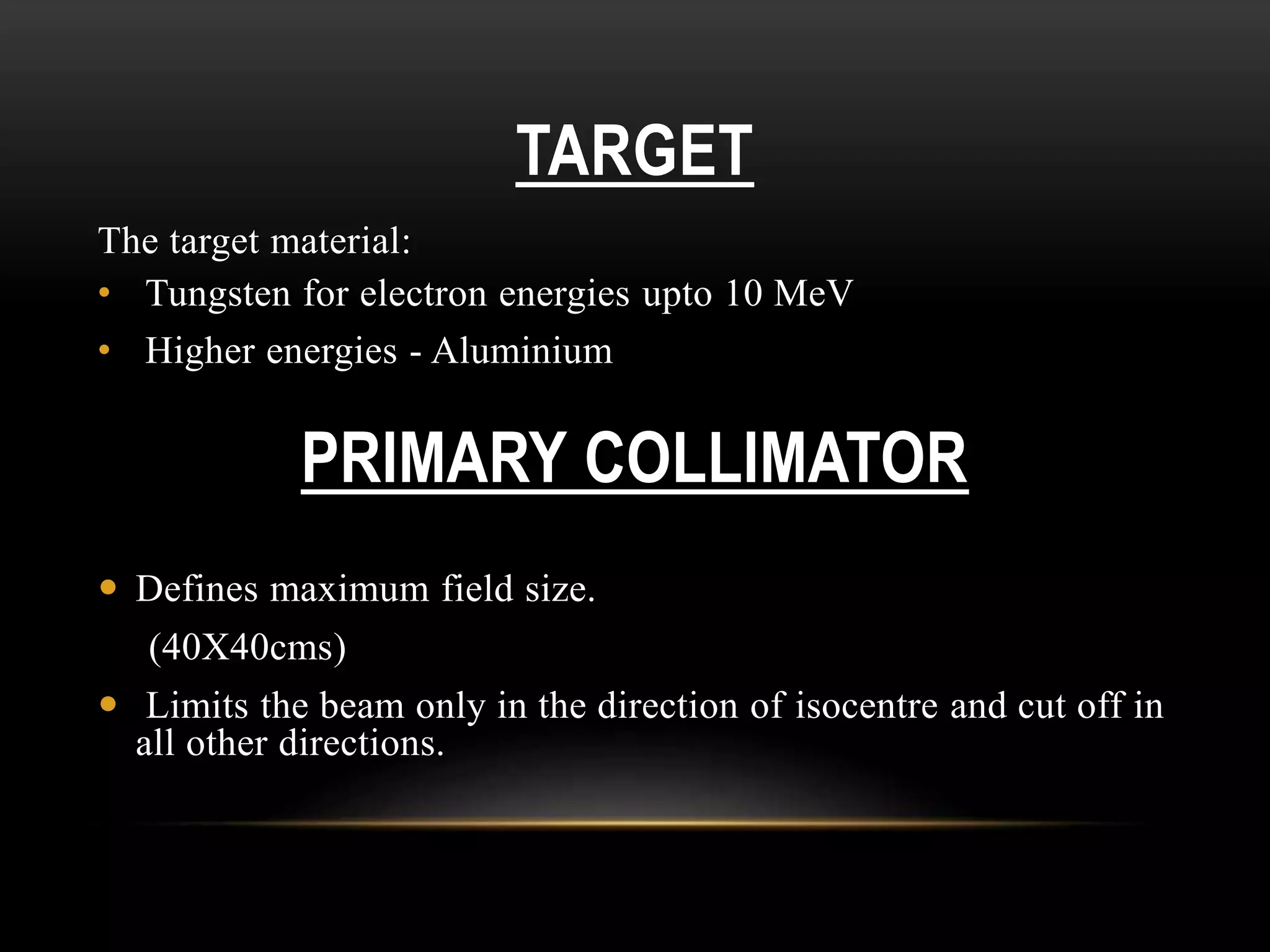 LINAC- LINEAR ACCELERATOR | PPTX
