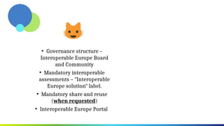 SFSCON23 - Lina Ceballos - Interoperable Europe Act - A real game ...