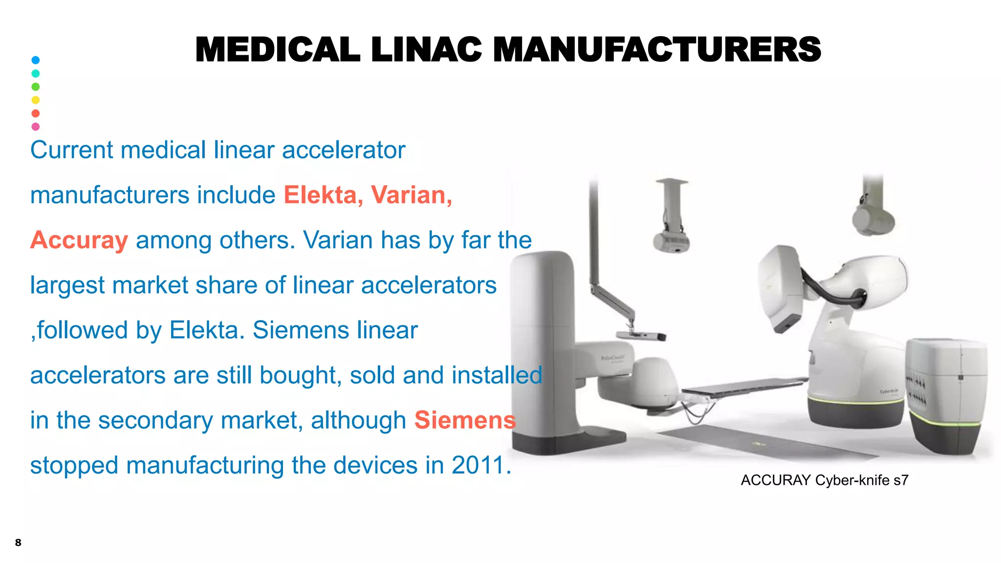 Linear Accelerator- Commercial Specification & Comparison | PPTX