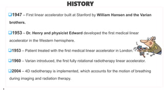 Linear Accelerator- Commercial Specification & Comparison | PPTX