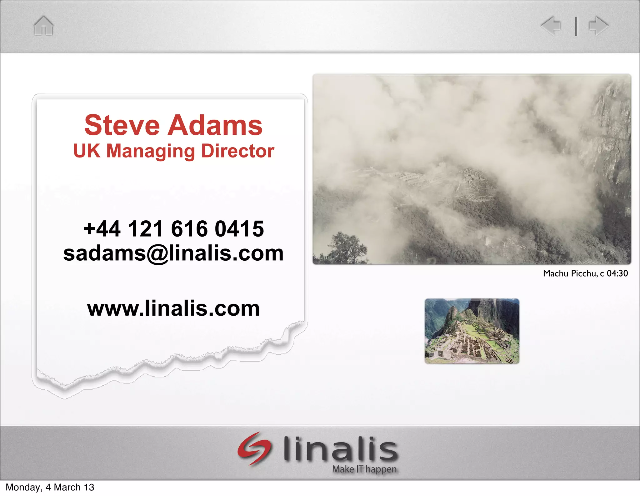 Linalis UK introduction | PPT