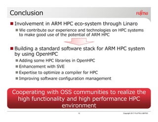 Involvement in OpenHPC | PDF