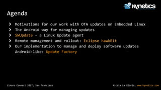 Linaro Connect 2017 - Presentation - Kynetics | PPT