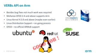 HPC network stack on ARM - Linaro HPC Workshop 2018 | PPT