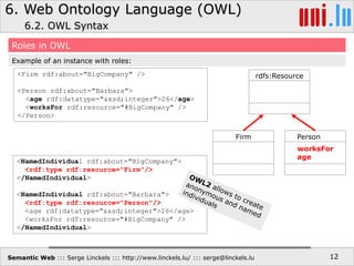 Semantic Web - OWL | PPT