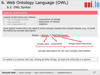 Semantic Web - OWL | PPT