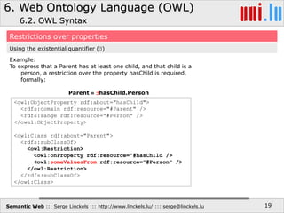 Semantic Web - OWL | PPT