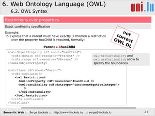 Semantic Web - OWL | PPT
