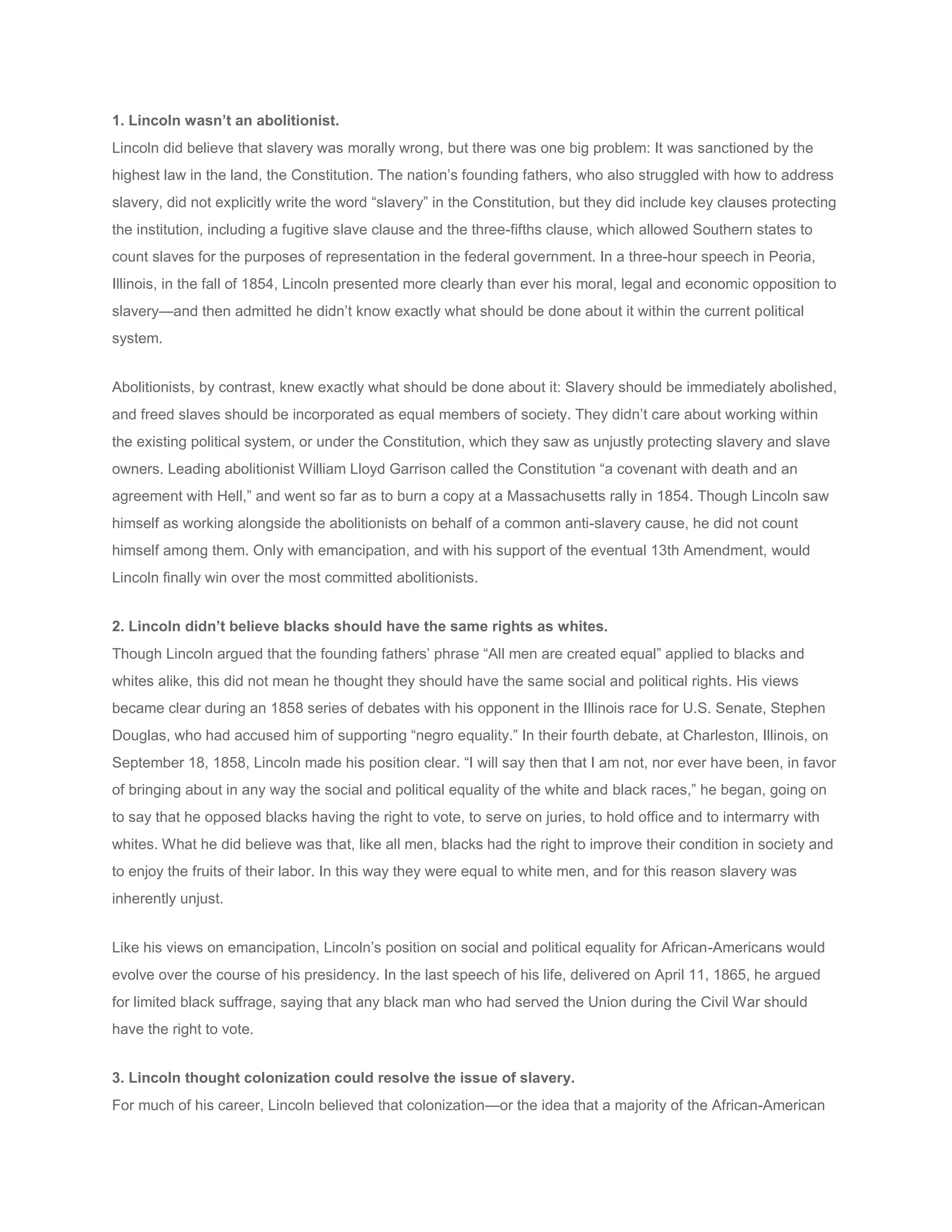 Lincoln | DOCX