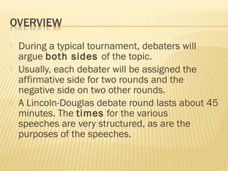 Lincoln douglas debate intro | PPT