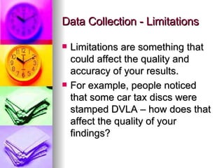 Lincoln Field Study Data Collection | PPT