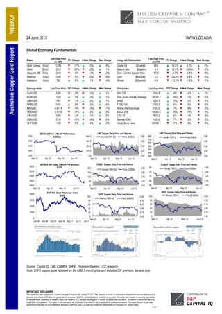 Lincoln crowne copper gold weekly report 24062013 | PDF