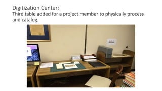 Special Collections Digitization Center & Workflow | PPT