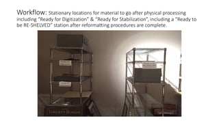 Special Collections Digitization Center & Workflow | PPT