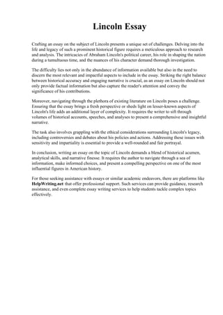 Lincoln Essay.pdf