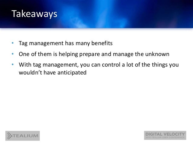 Controlling Your Data with Tag Management