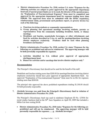 Lincoln high audit | PDF