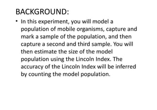 Lincoln Index | PDF