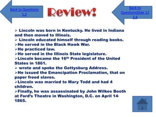 Lincoln ppt final | PPT