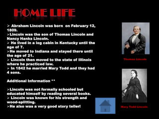 Lincoln ppt final | PPT