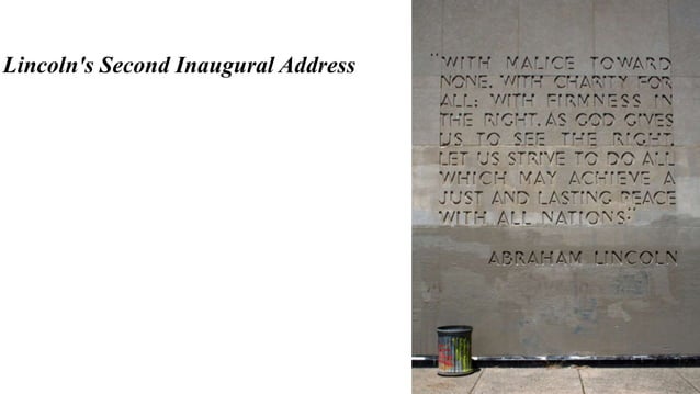Lincoln's Second Inaugural | PPT