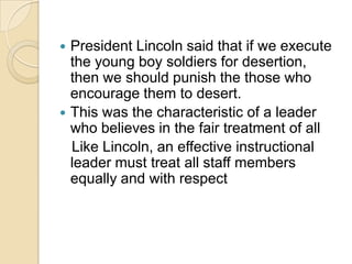 Lincoln’s leadership | PPSX