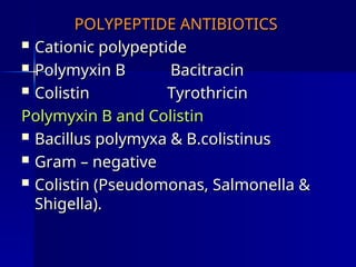 LINCOSAMIDE ANTIBIOTICS and its pharmacology.ppt