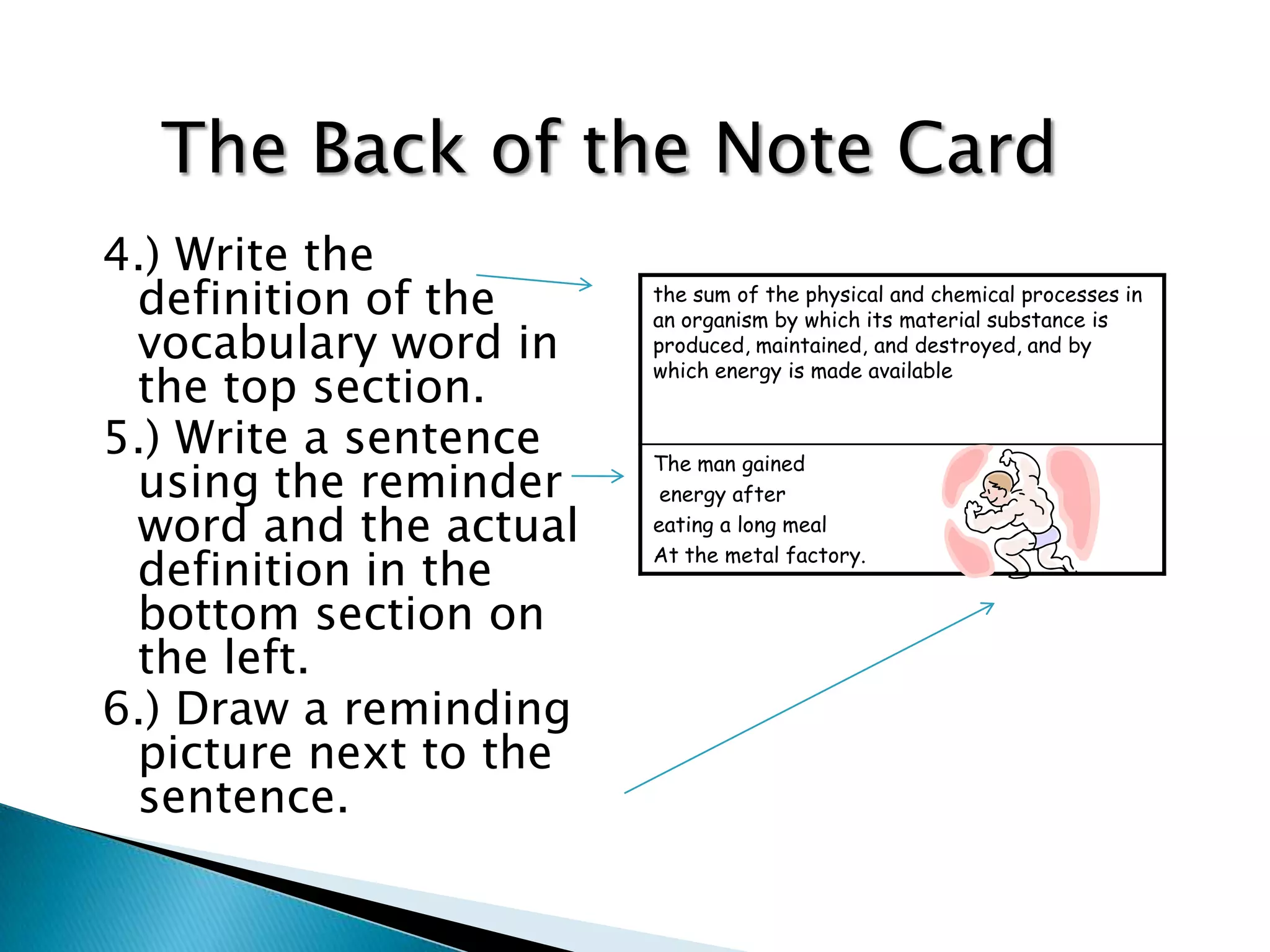 Lincs Vocabulary Strategy | PPTX