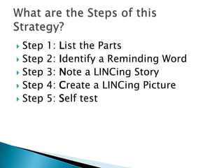Lincs Vocabulary Strategy | PPTX