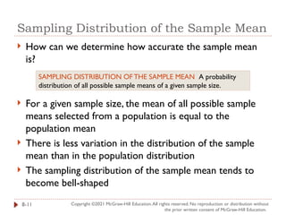 Lind_18e_Chap008_PPT sampling, sampling methods and cebtral limit theory | PPTX