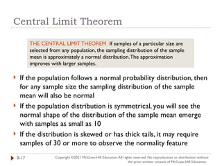 Lind_18e_Chap008_PPT sampling, sampling methods and cebtral limit ...