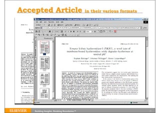 From manuscript to journal | PPT