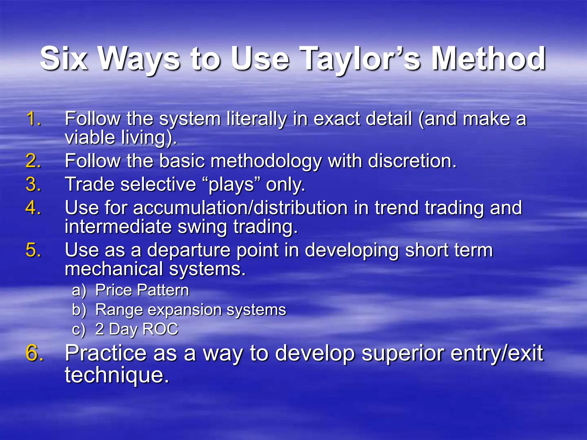 Linda Bradford Raschke - The Taylor Trading Technique.ppt
