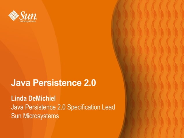 Java Persistence 2.0 | PPT