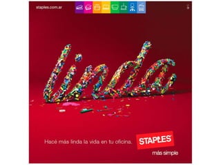Linda! - Staples Argentina marketing campaign - 2012 | PPTX