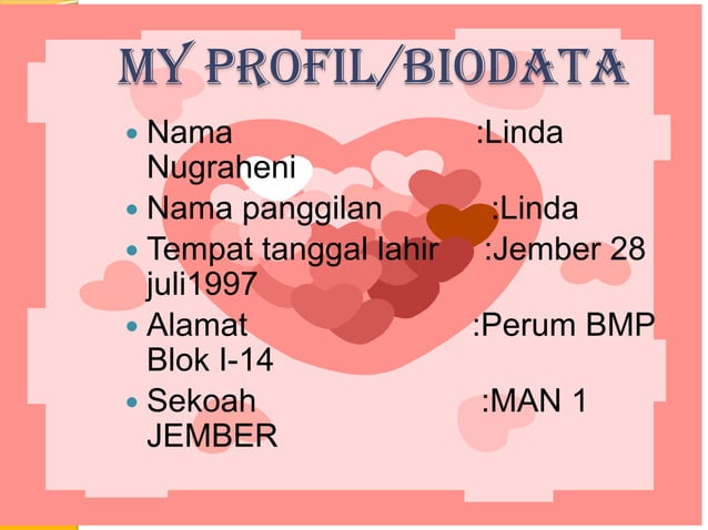 Linda power point biodata 19 | PPT | Free Download