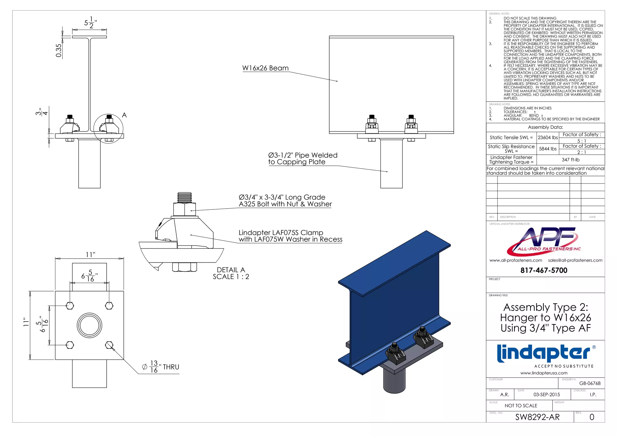 Lindapter Girder-Clamp connections portfolio | PDF