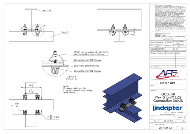 Lindapter Girder-Clamp connections portfolio | PDF