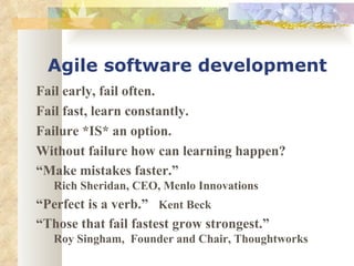 Linda rising - the power of an agile mindset | PPT | Education