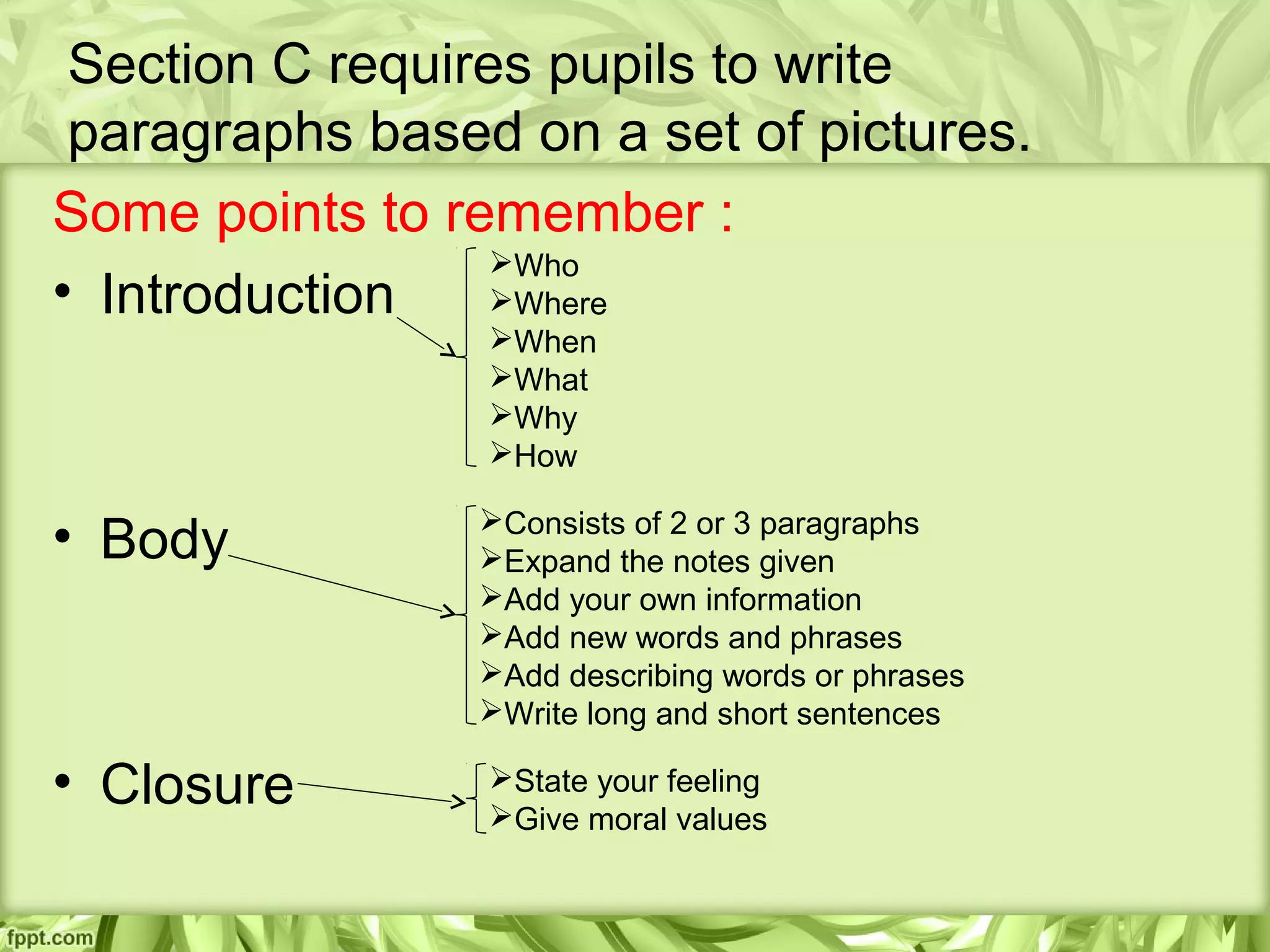Note Expansion - Section C | PPT
