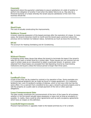 Real Estate Glossary | PDF