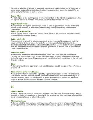 Real Estate Glossary | PDF