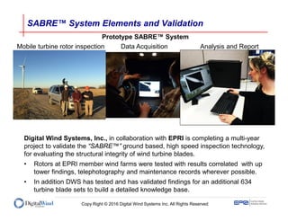 Ground Based Inspection and Monitoring of Wind Turbine Blades | PDF