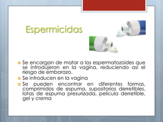 Métodos Anticonceptivos | PPTX