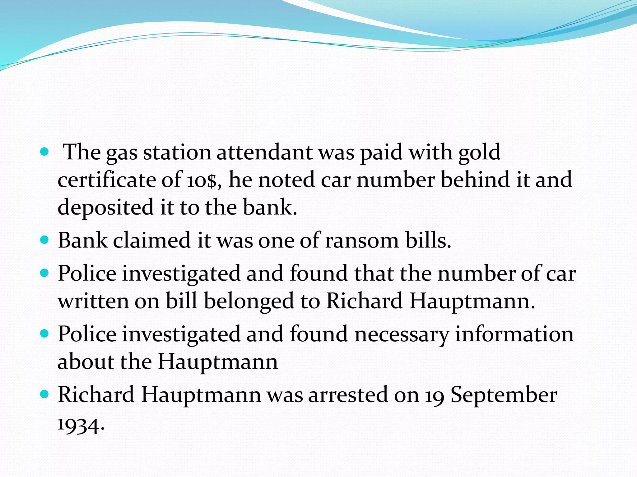 Lindbergh baby kidnapping | PPTX