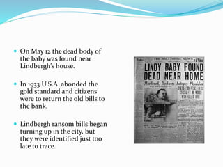 Lindbergh baby kidnapping | PPTX