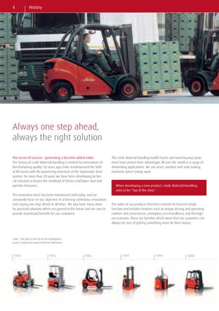 Linde product catalogue | PDF