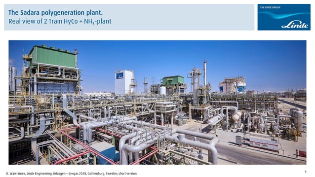 Linde Jubail – Polygeneration of Ammonia & Industrial Gases. | PDF